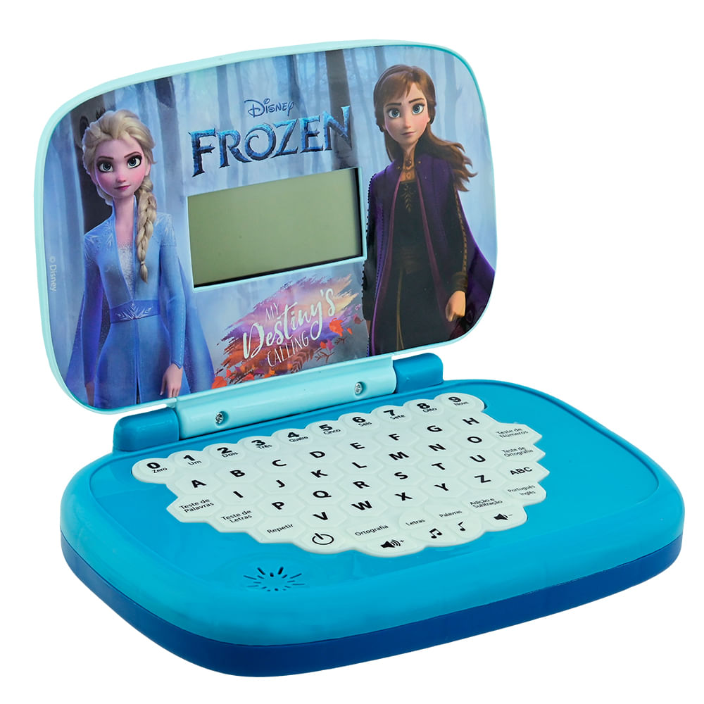 Laptop Infantil Educativo Candide Frozen Bilíngue