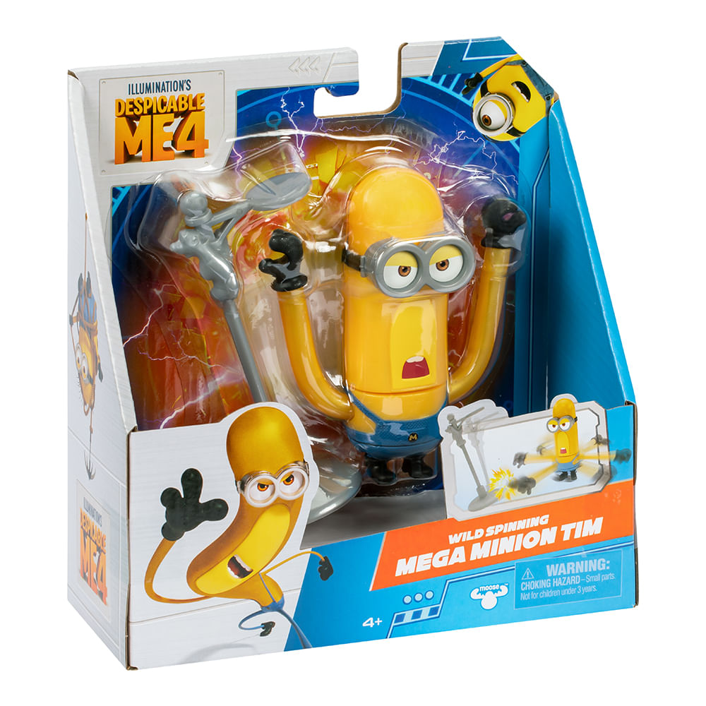 Boneco Colecionável 10cm Meu Malvado Favorito 4 - Mega Minion Tim