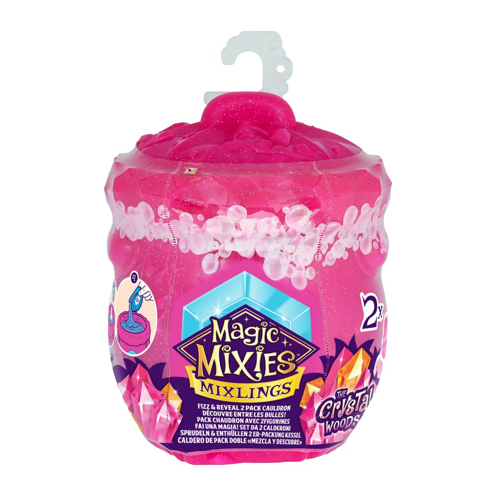 Magic Mixies Caldeirão Surpresa Mixlings Twin Pack Crystal Woods