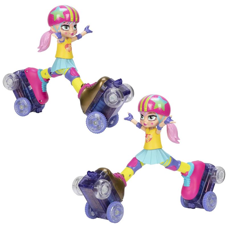 Boneca Rainbow Riley Patinadora com Controle Remoto