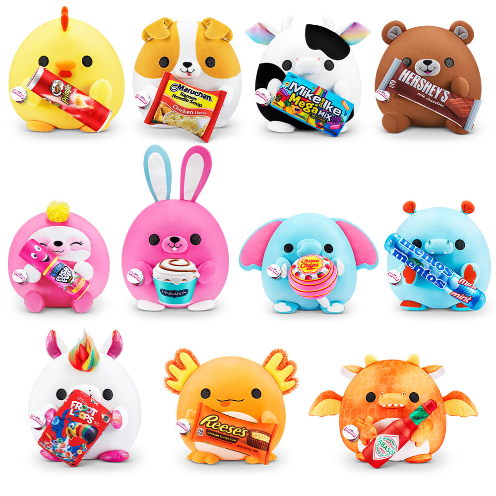 Pelúcia Snackles 35cm - Cachorro Benji com Maruchan