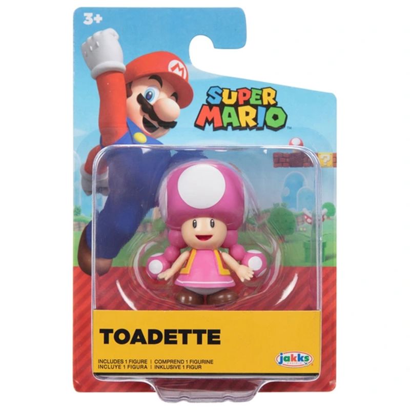 Boneco Colecionável 6cm Super Mario - Toadette