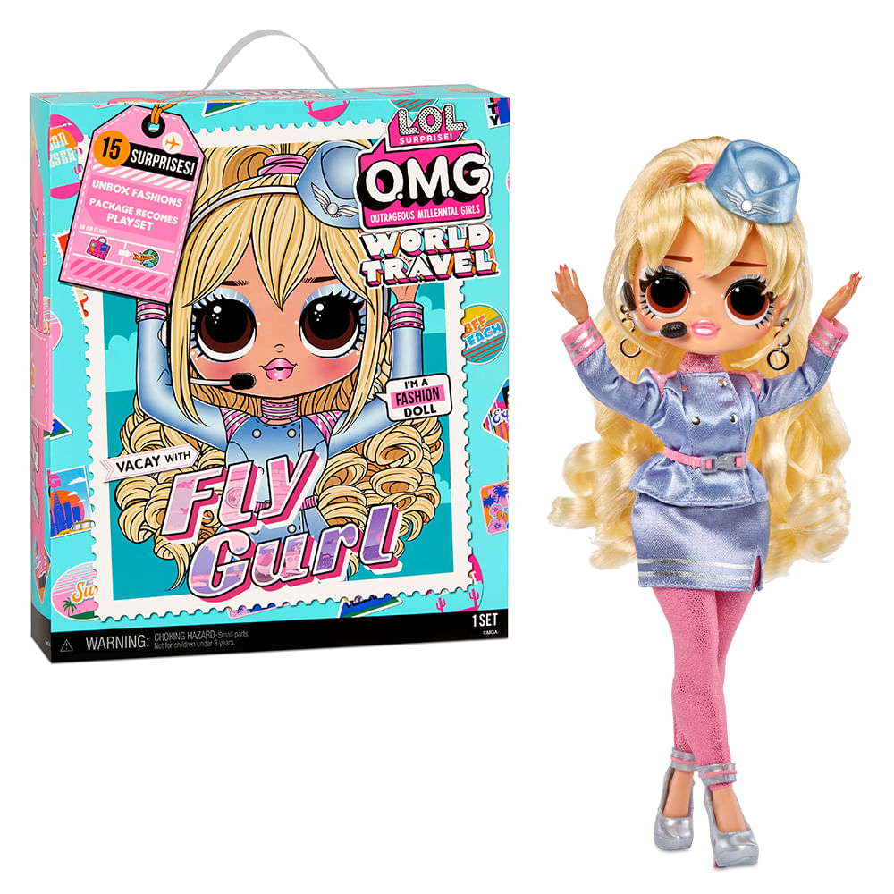 Boneca LOL Surprise OMG World Travel - Fly Gurl