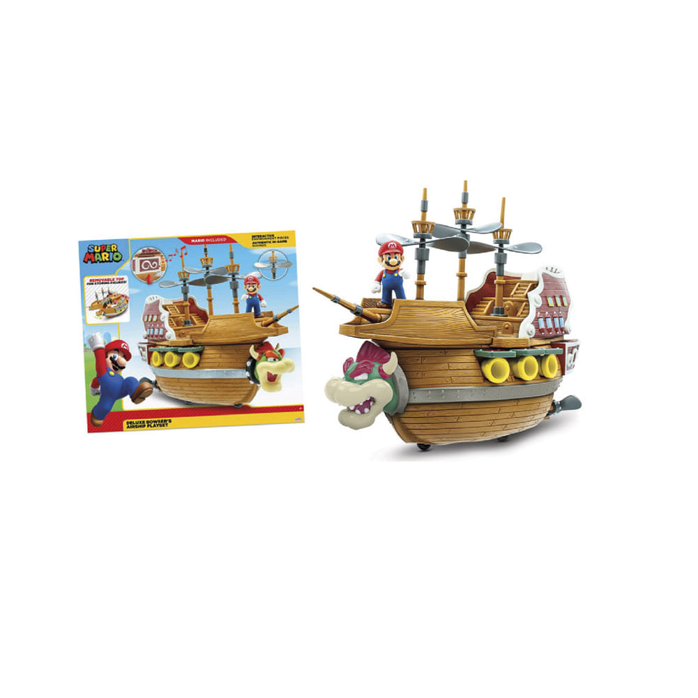 Playset Super Mario - Deluxe Bowser Ship
