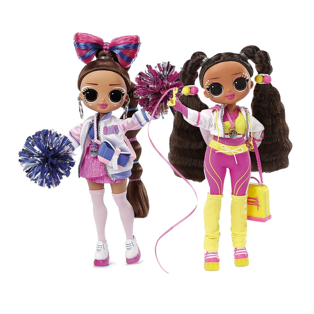 Kit 2 Bonecas LOL Surprise! OMG Sports Doll - Cheer Diva + Vault Queen