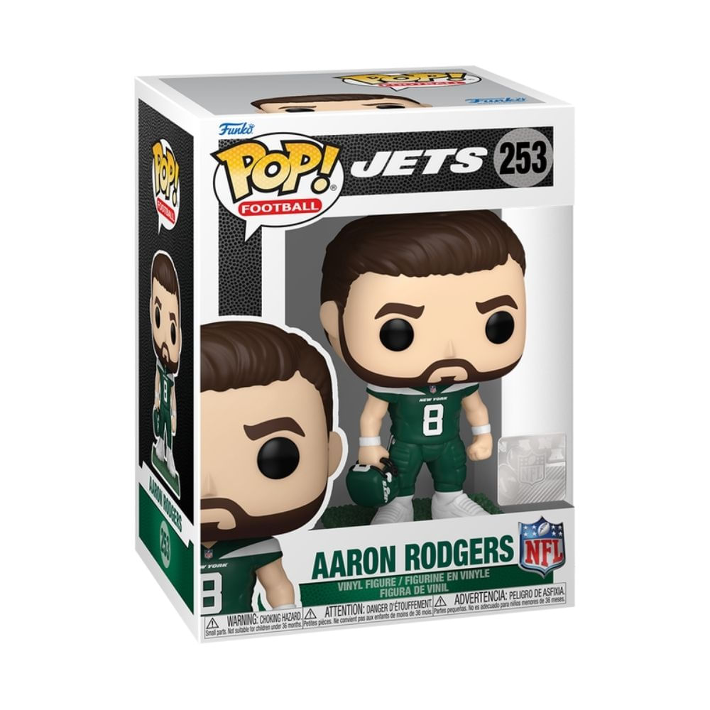 Boneco Funko Pop! NFL Jets - Aaron Rodgers