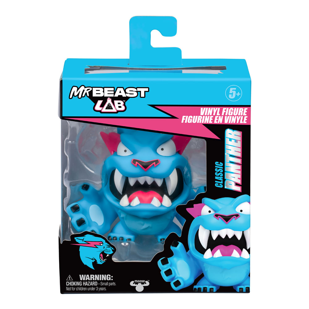 Boneco De Vinil Colecionável 9cm Mrbeast Lab - Pantera Clássica