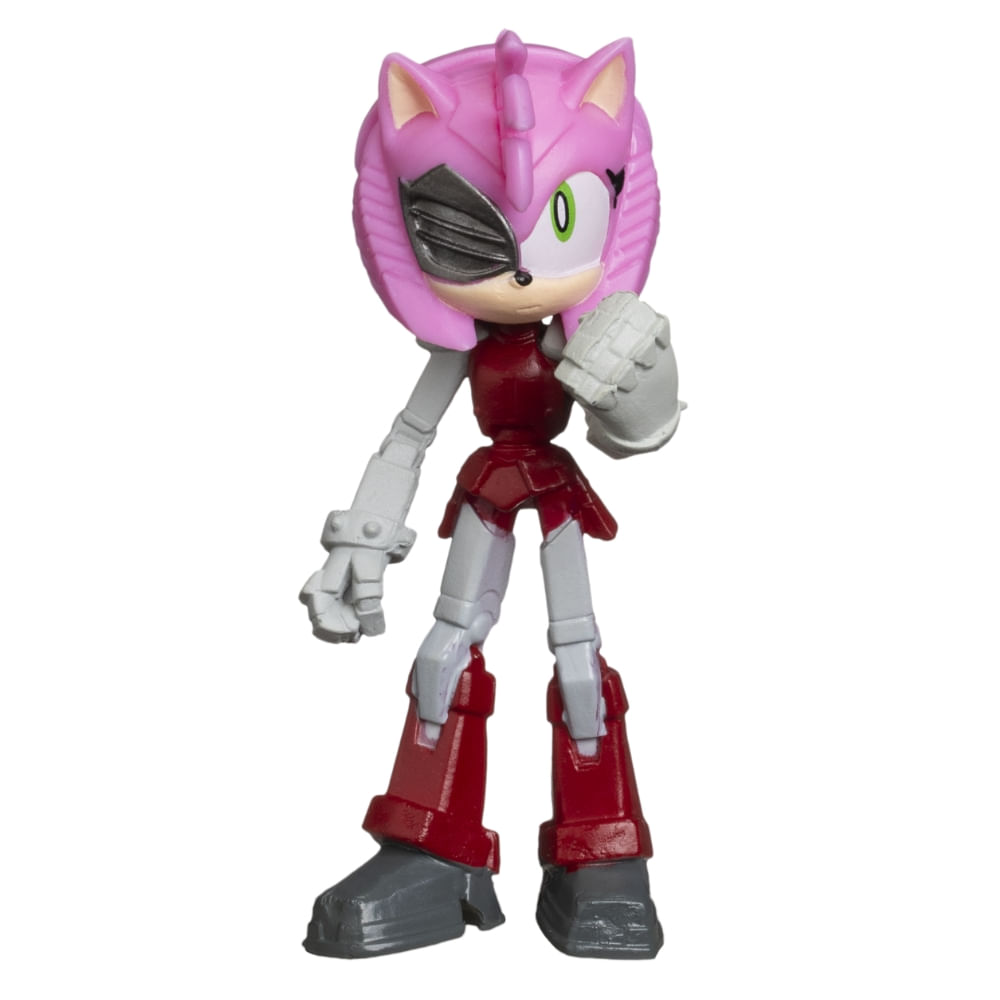 Boneco Colecionável 6,5cm Sonic Prime - Rusty Rose