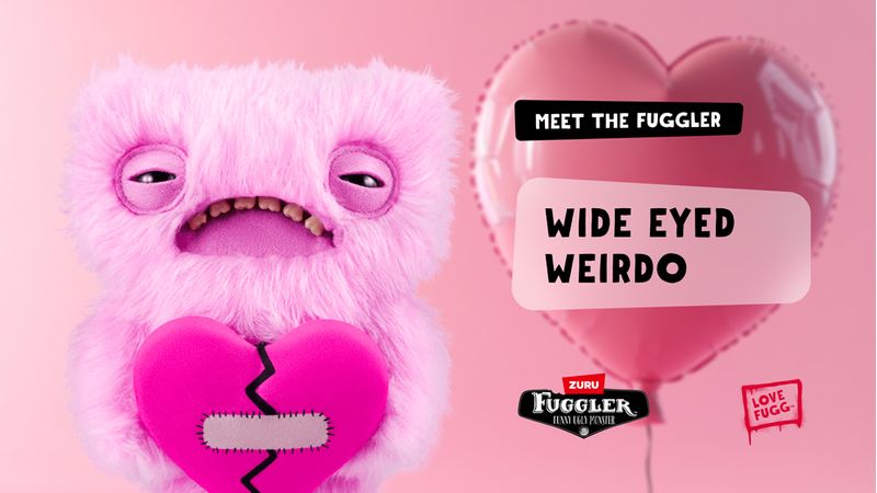 Pelúcia Fuggler Love Fuggs 23cm - Rosa