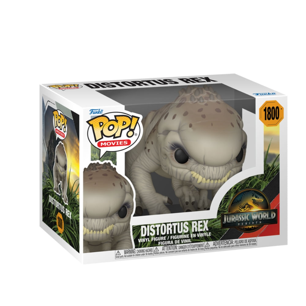 Boneco Funko Pop! Jurassic World Recomeço - Distortus Rex