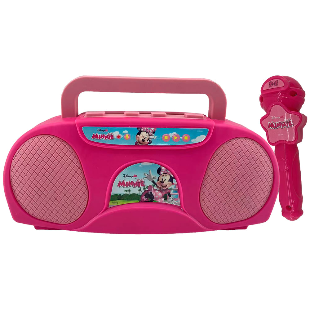 Kit Minnie Laptop Infantil Bilingue+ Boombox Candide