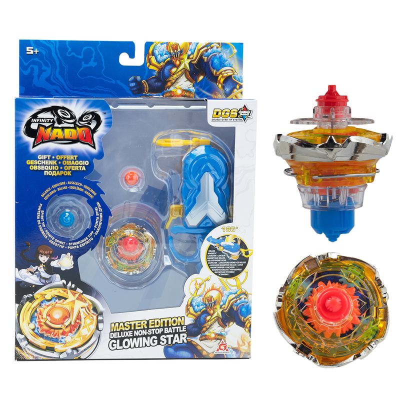 Pião de Batalha Infinity Nado V - Master Series - Glowing Star